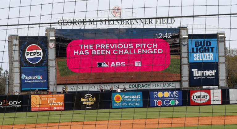 Yankees get first look at MLB’s automated ball-strike system