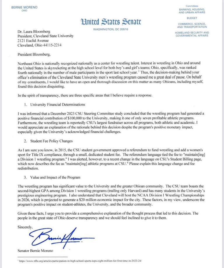 Cleveland State wrestlers fight to keep program alive: ‘We’re here to stay'