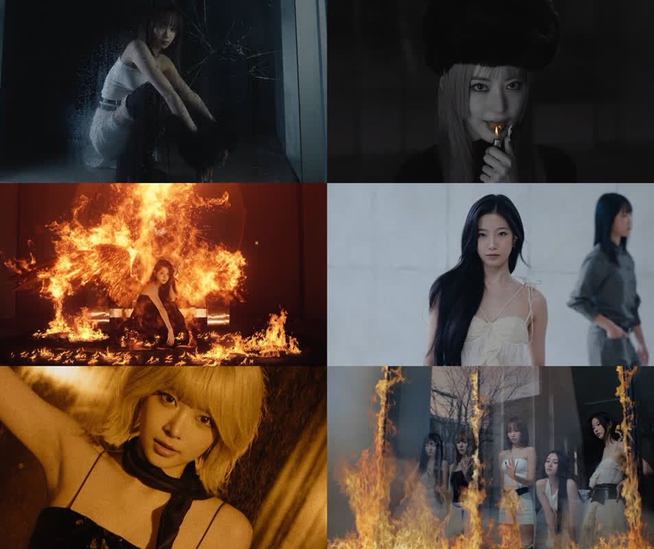 르세라핌, 'Born Fire' 트레일러 공개