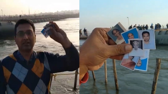‘Digital snan’ for ₹1,100? Man dips photos at Mahakumbh, internet says ...