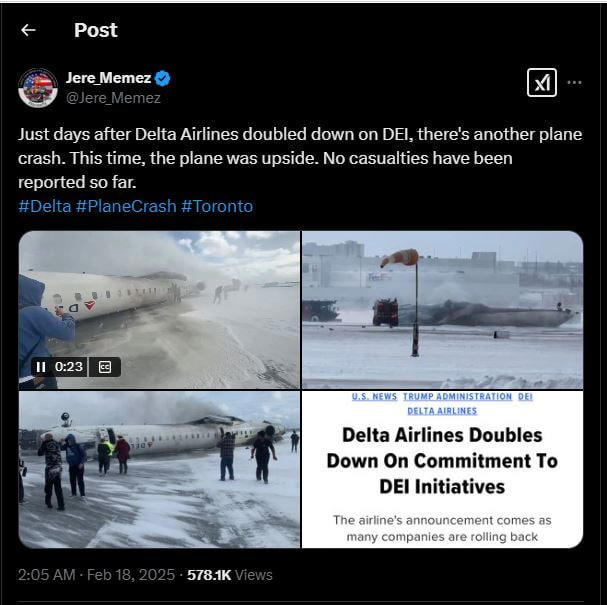 Viral claims link all-women pilots at Delta Air Lines to plane crash in ...