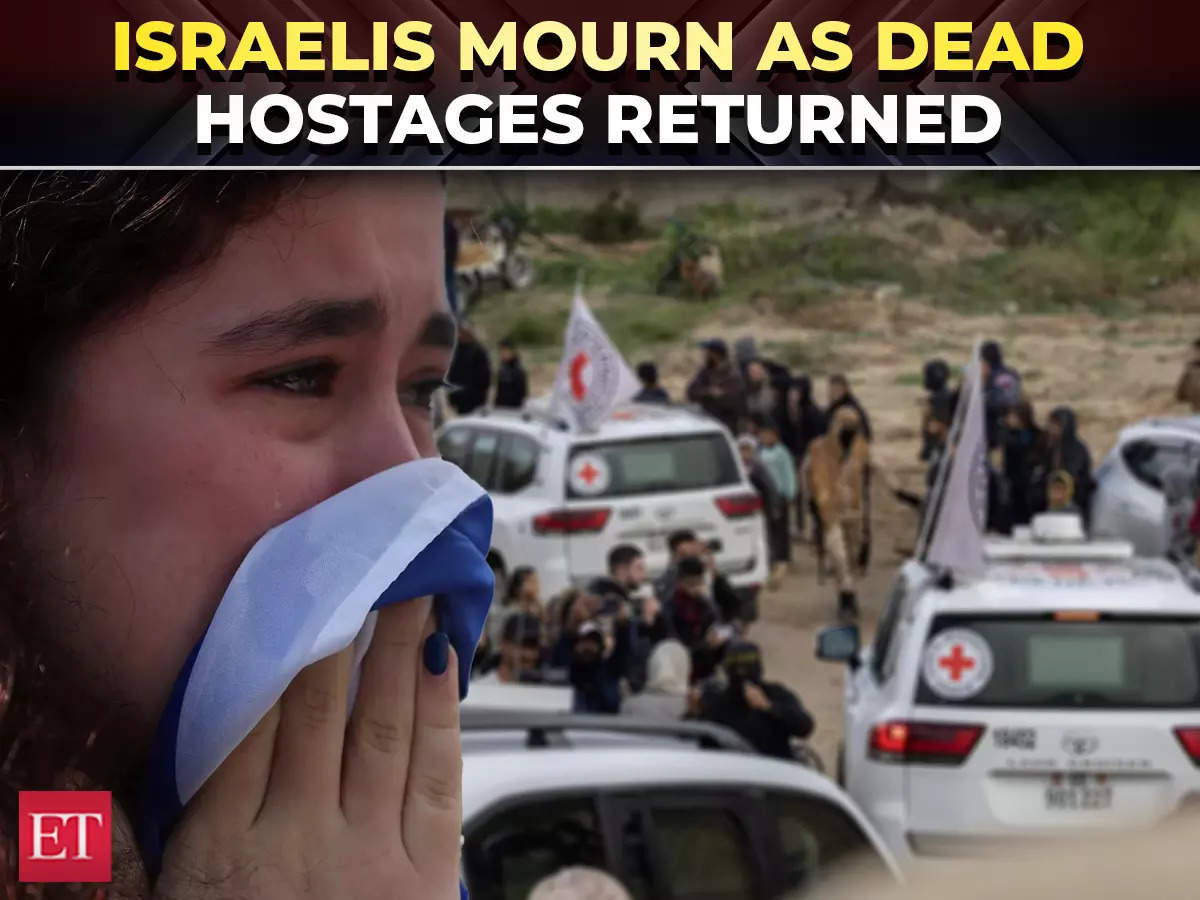 Israelis mourn as dead hostages returned from Gaza, says 'saddest day ...
