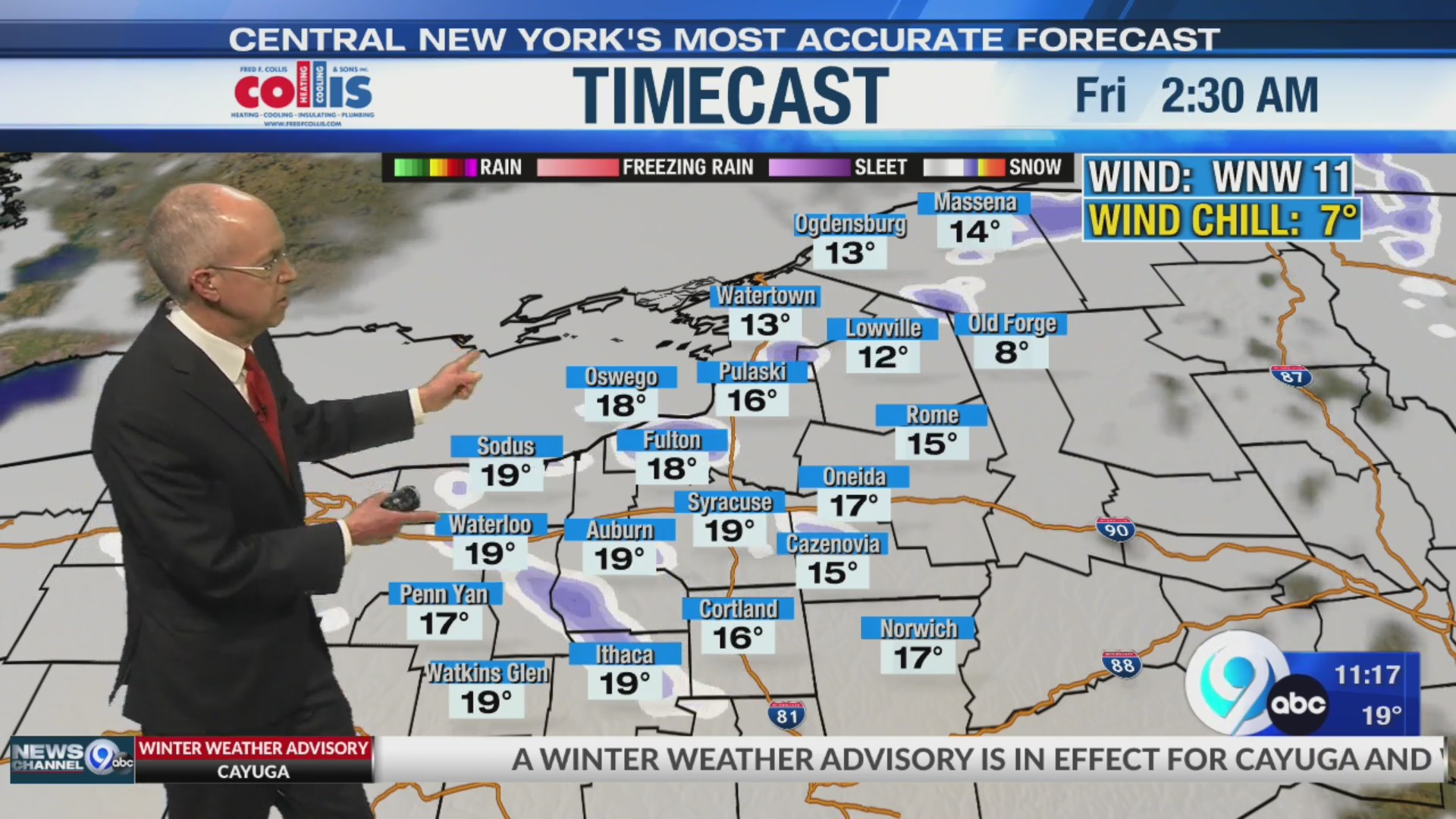 Storm Team Forecast: 11 pm Thursday February 20th