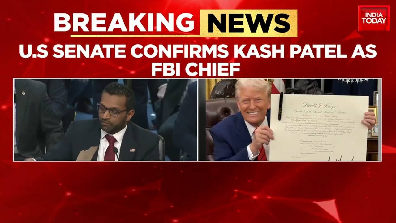 Kash Patel appointed as first Indian-origin FBI chief