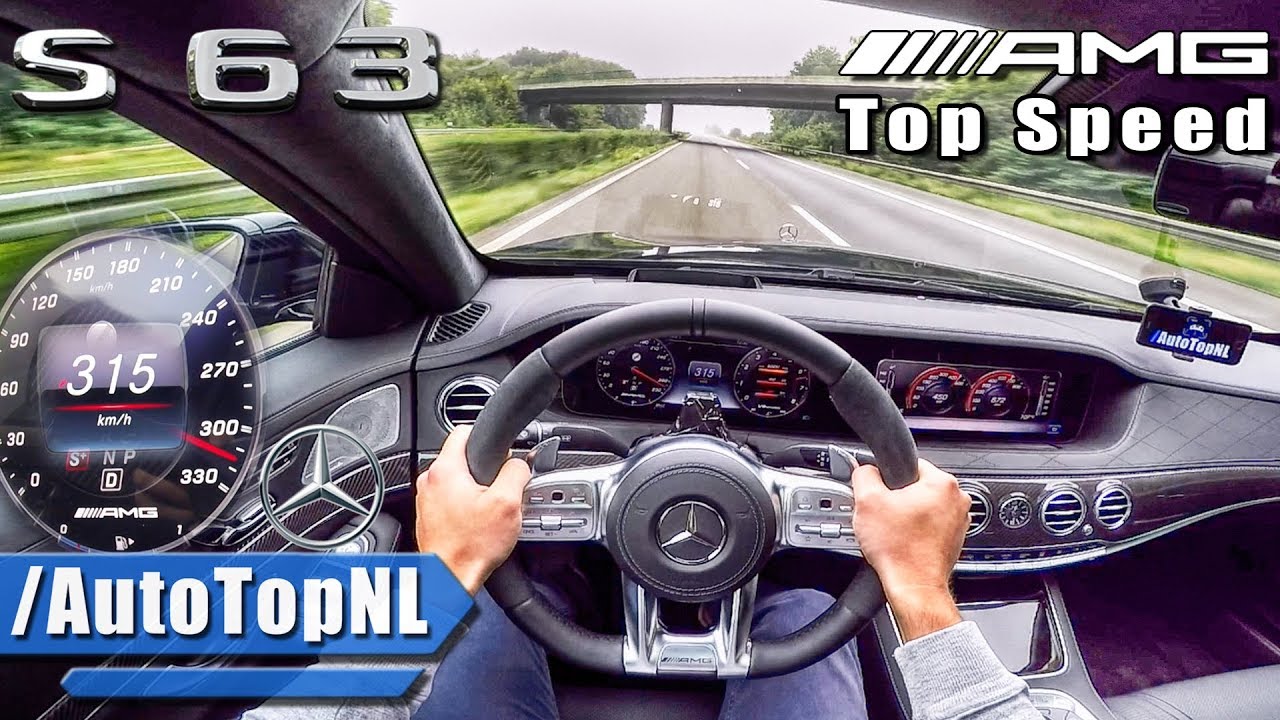Mercedes S63 AMG (612HP) 4Matic+ – 315 km/h Autobahn Acceleration & Top ...
