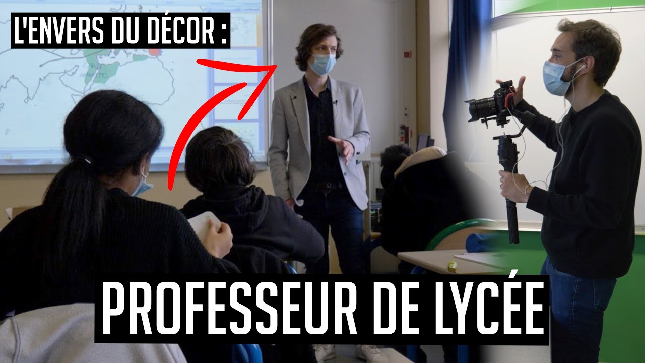 Une journée avec un professeur de lycée - Découverte métier