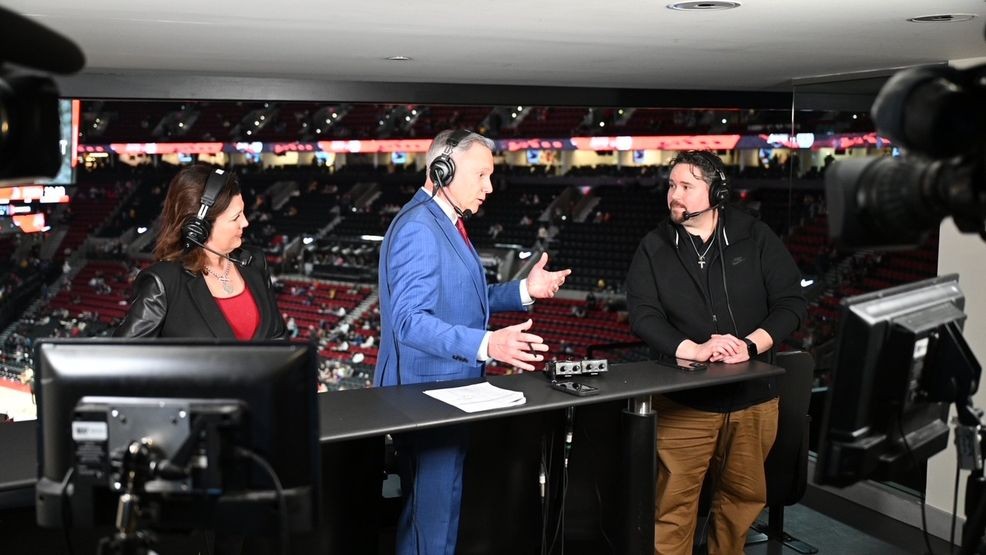 KATU broadcasts live from Moda Center ahead of Blazers v. Lakers
