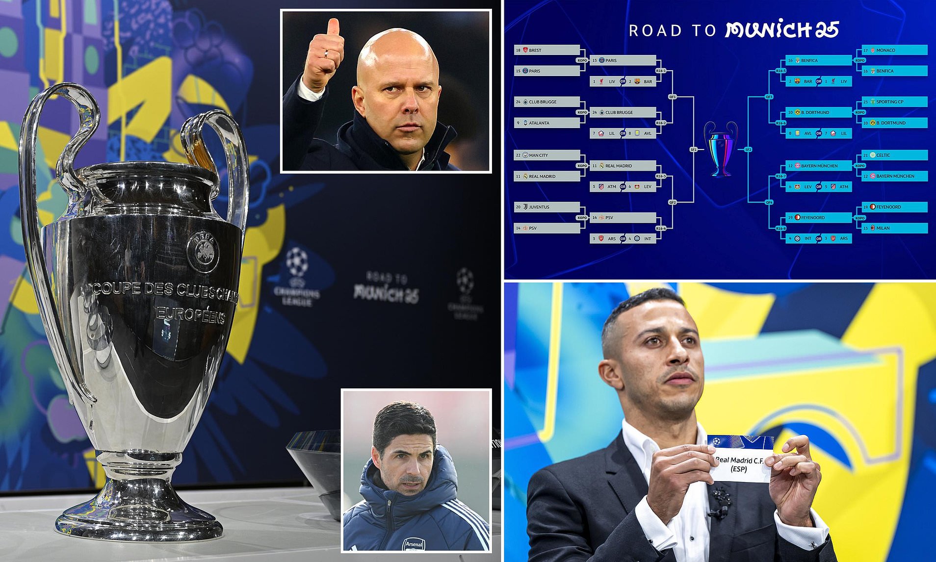 Revealed: Full Champions League, Europa League and Conference League ...