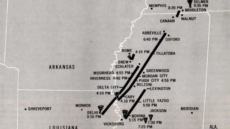 On Today's Date: Deadliest February Tornado Outbreak And State Record ...