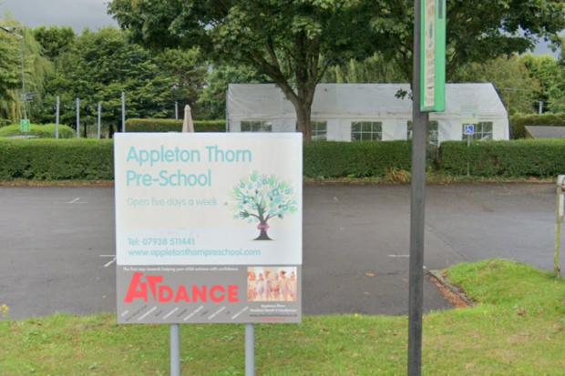 Appleton Thorn Preschool rated 'Good' by Ofsted