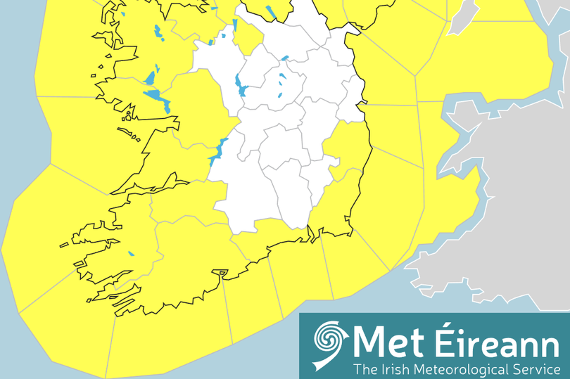 Status Yellow Storm warning for Cork, Clare, Kerry, Limerick Waterford