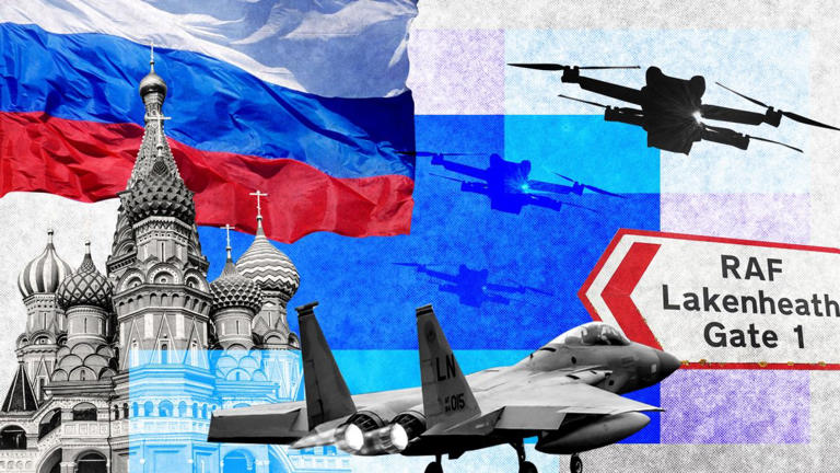 Russian links to drone sightings over UK air bases probed