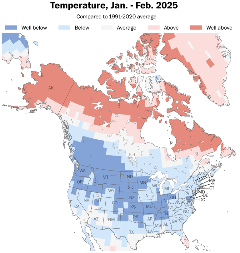 Why the U.S. has been home to Earth’s most unusually cold air this year