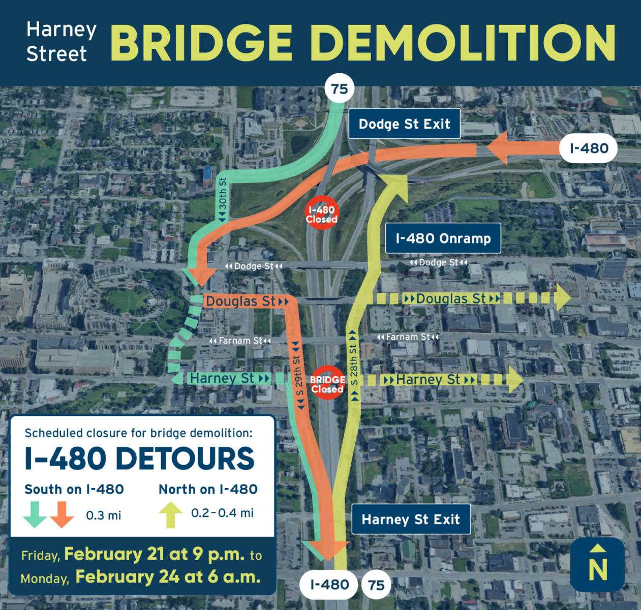 I-480 weekend closure: everything you need to know about detours