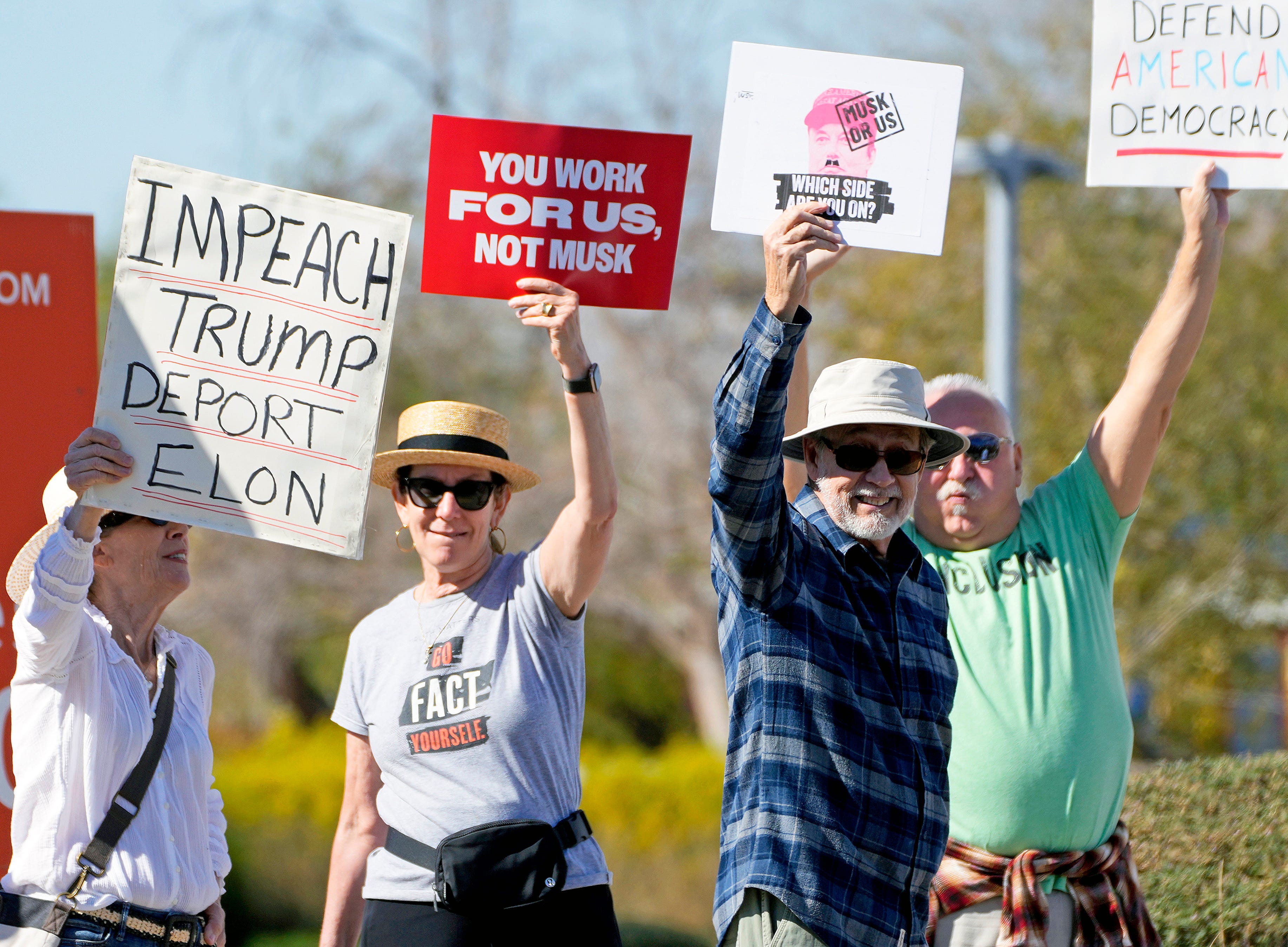 Protesters demand Rep. David Schweikert push back on President Donald ...