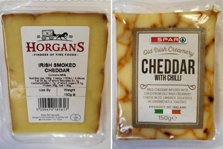 Urgent cheese warning issued for Irish cheddar sold by Tesco and Spar ...