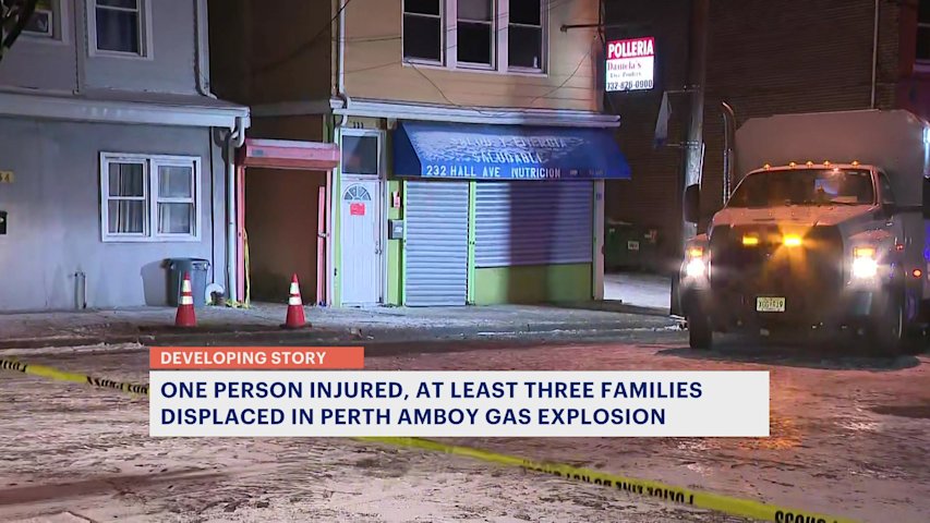 Crews secure area following Perth Amboy gas explosion