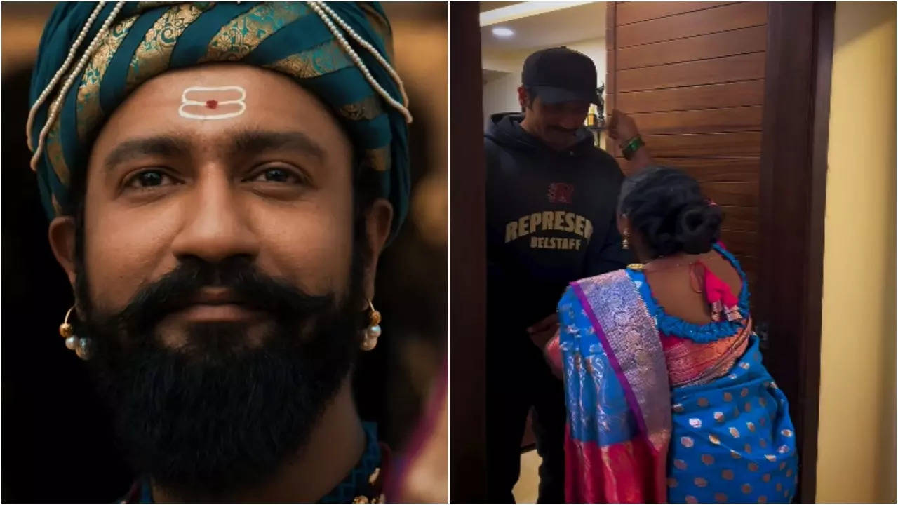 Vicky Kaushal’s Asha Tai Performs ‘Nazar Utarna’ Ritual Post Watching ...