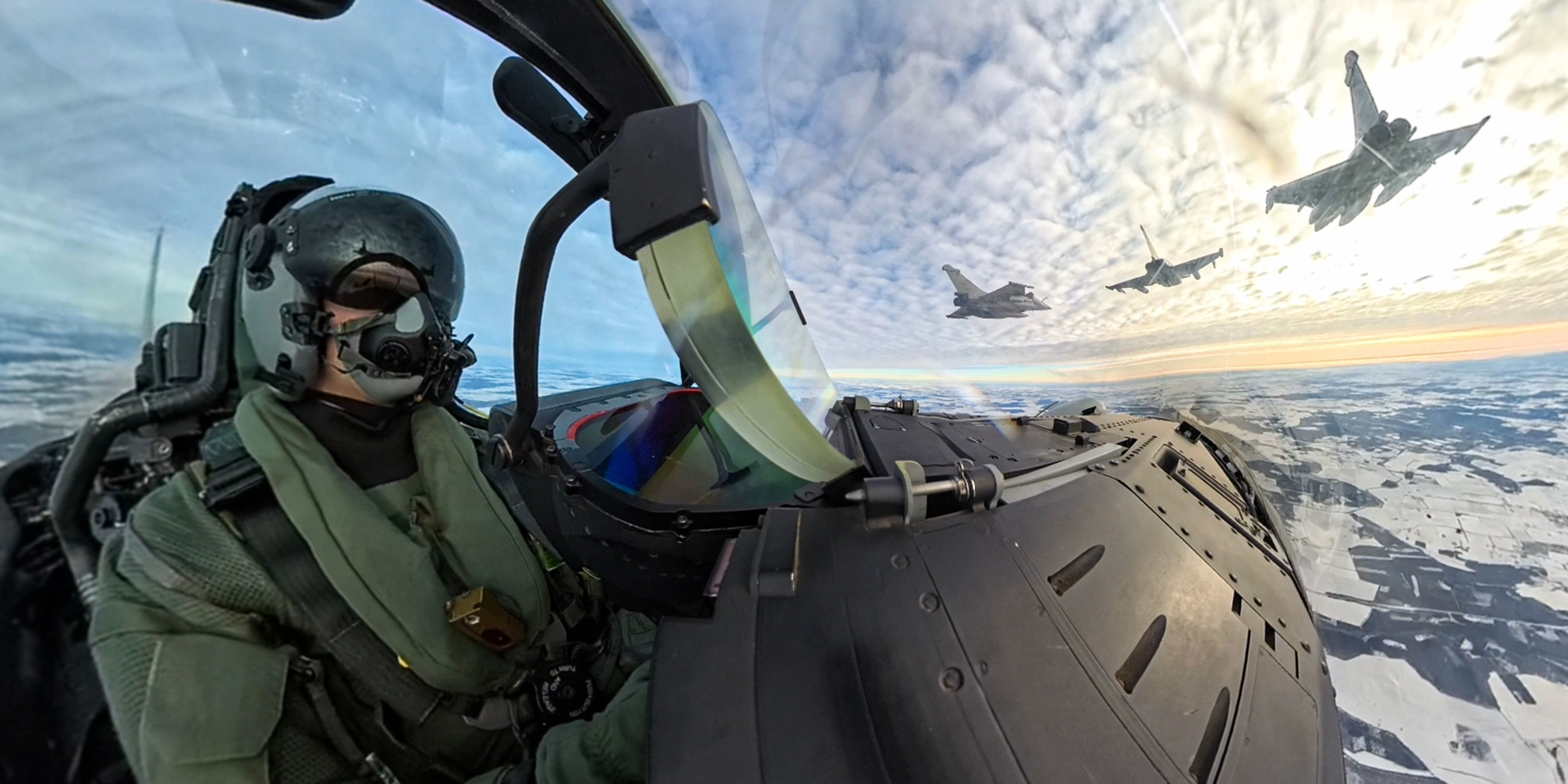 Nella base di Šiauliai, le storie dei piloti dell’Aeronautica militare ...