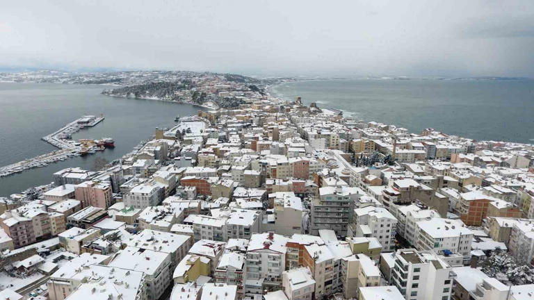 Sinop’ta kar güzelliği