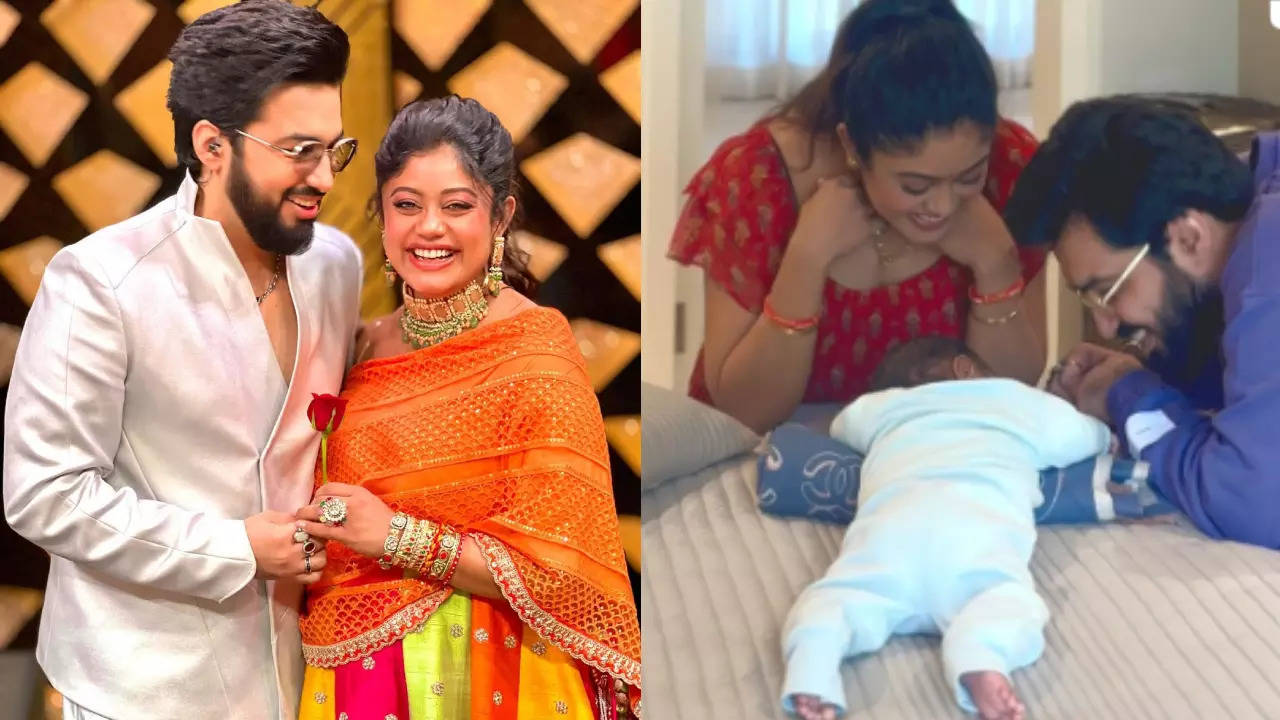 Sachet and Parampara joyfully introduce their baby boy Krith with a ...