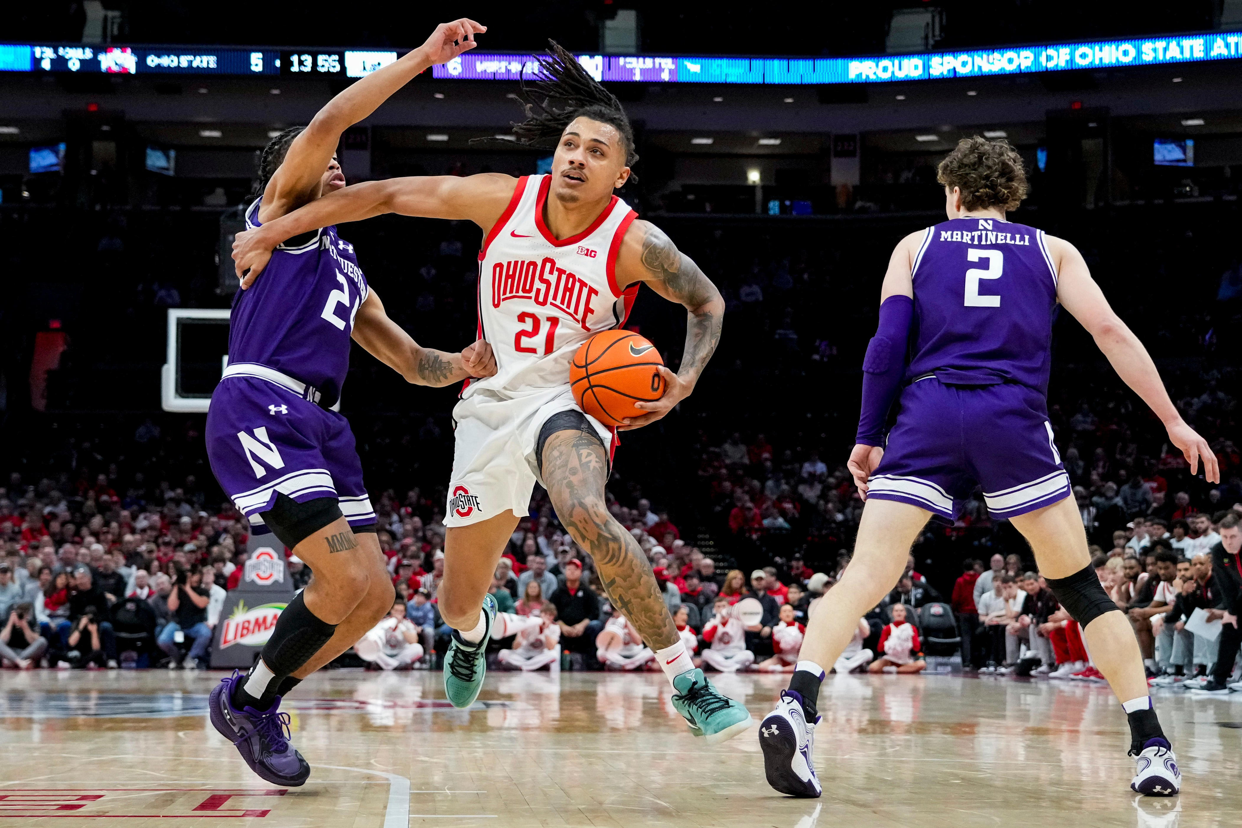 Brandon Noel, Bruce Thornton lead Ohio State past Northwestern: Replay