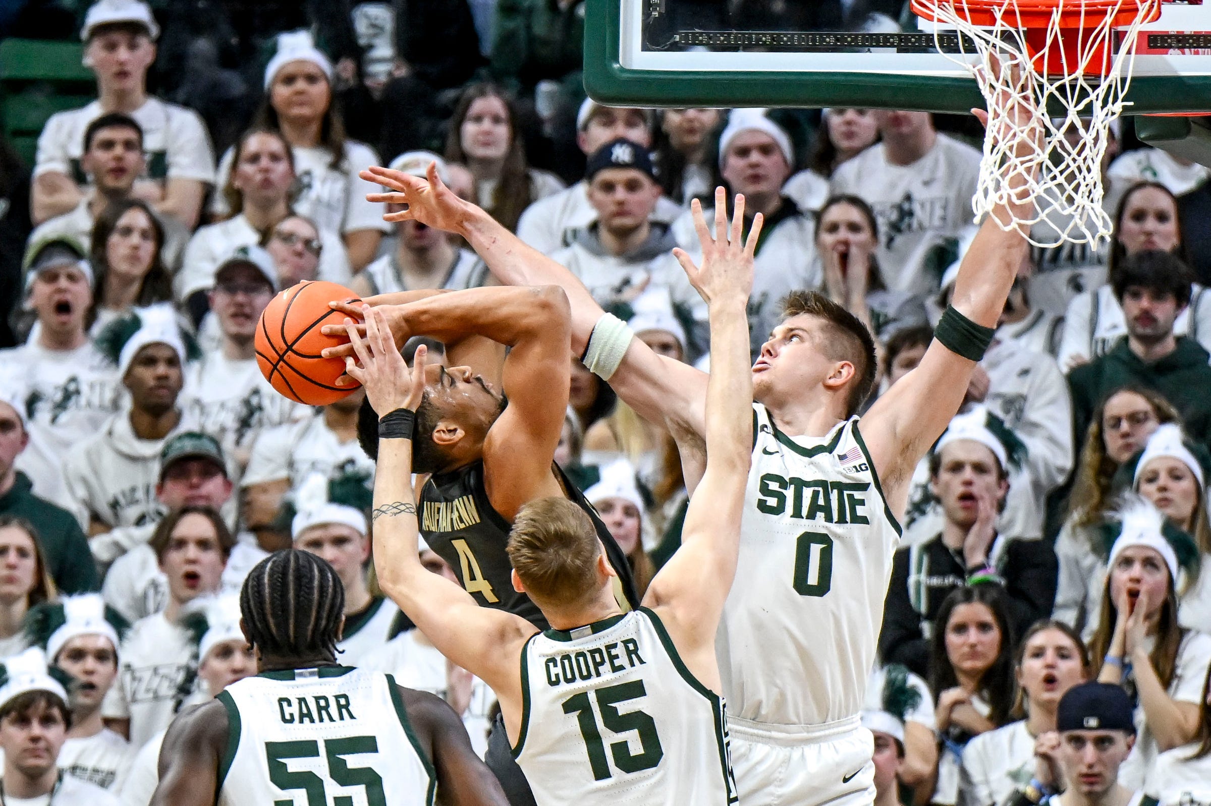 Michigan State basketball big men prepare to face 'unique' unicorns of ...
