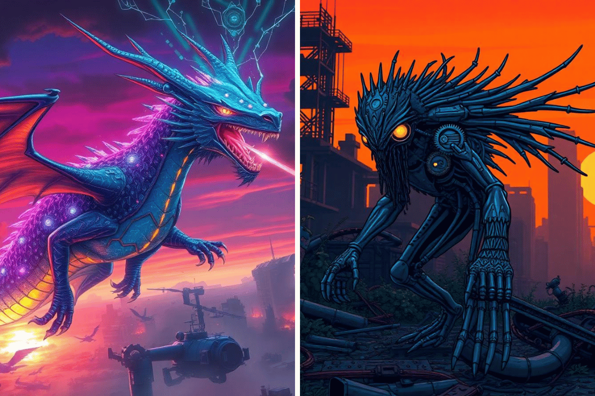 AI Imagines 15 Mythological Creatures Made Science Fiction