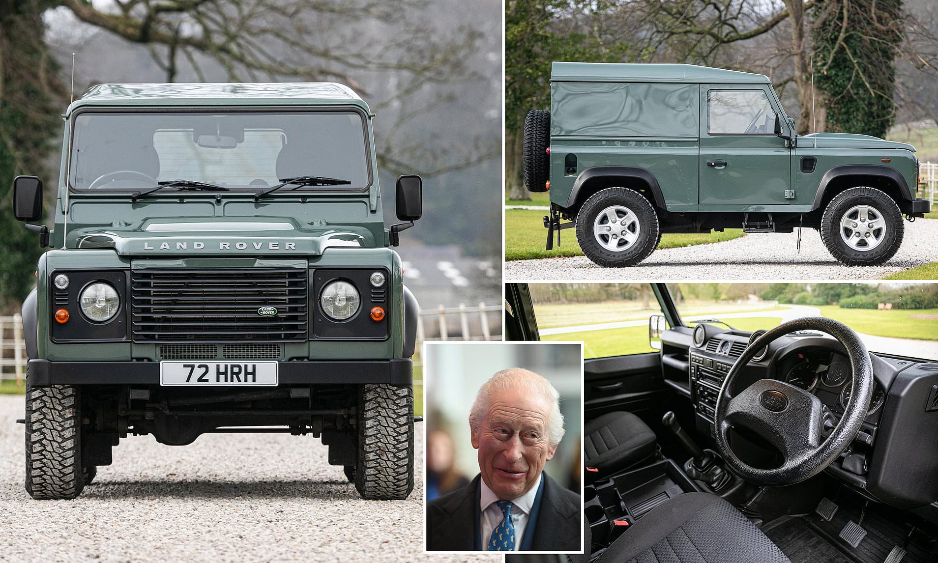 A Land Rover that truly was fit for a King: Charles' bespoke Defender ...
