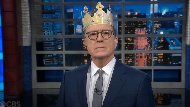 Stephen Colbert Tells Trump There's Only One King Americans Will Bow To ...