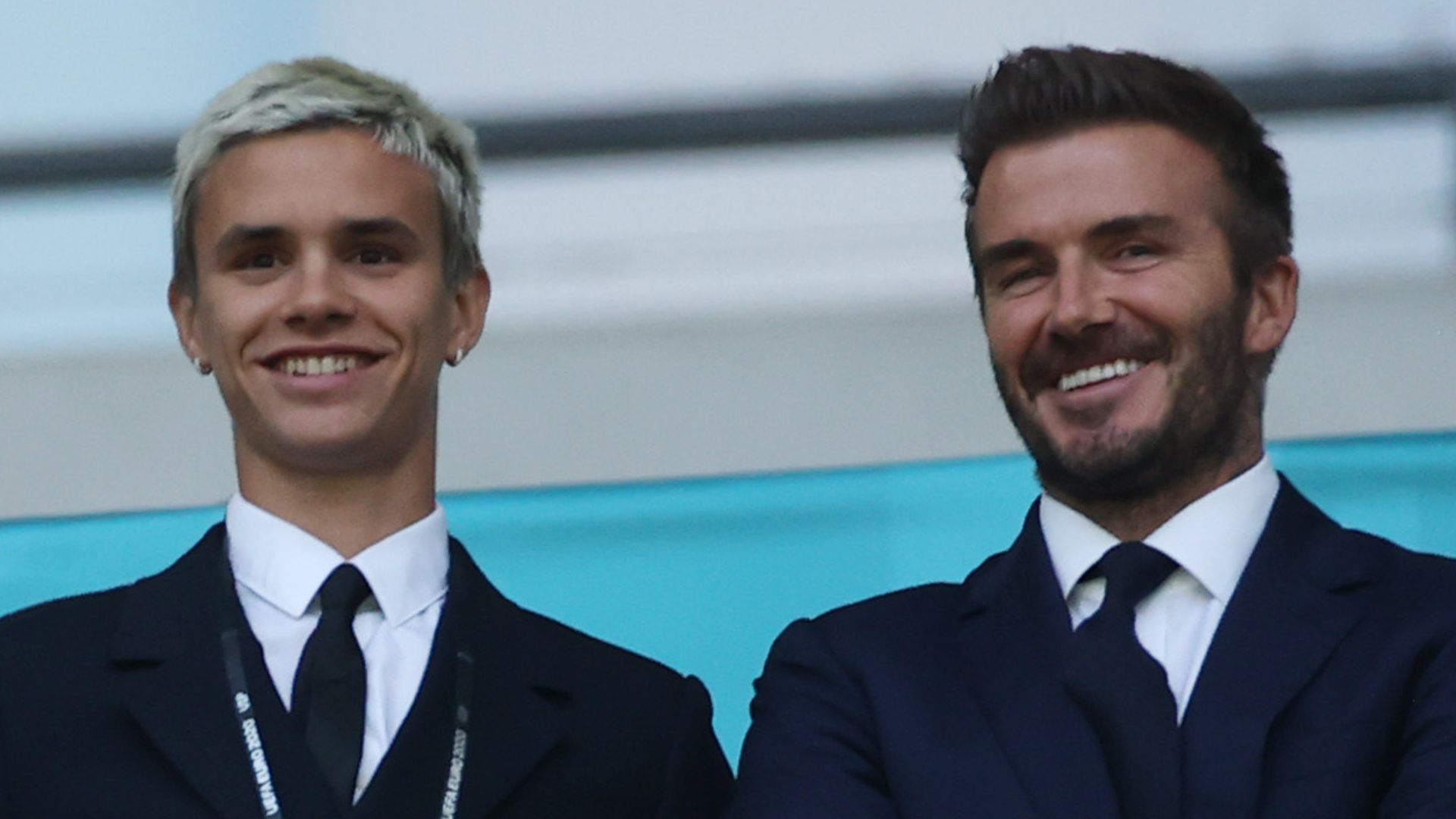 Romeo Beckham debuts hair transformation - he's in dad David's mohawk era