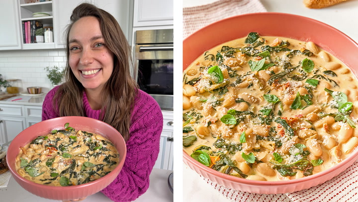 How to Make Marry Me White Bean & Spinach Skillet