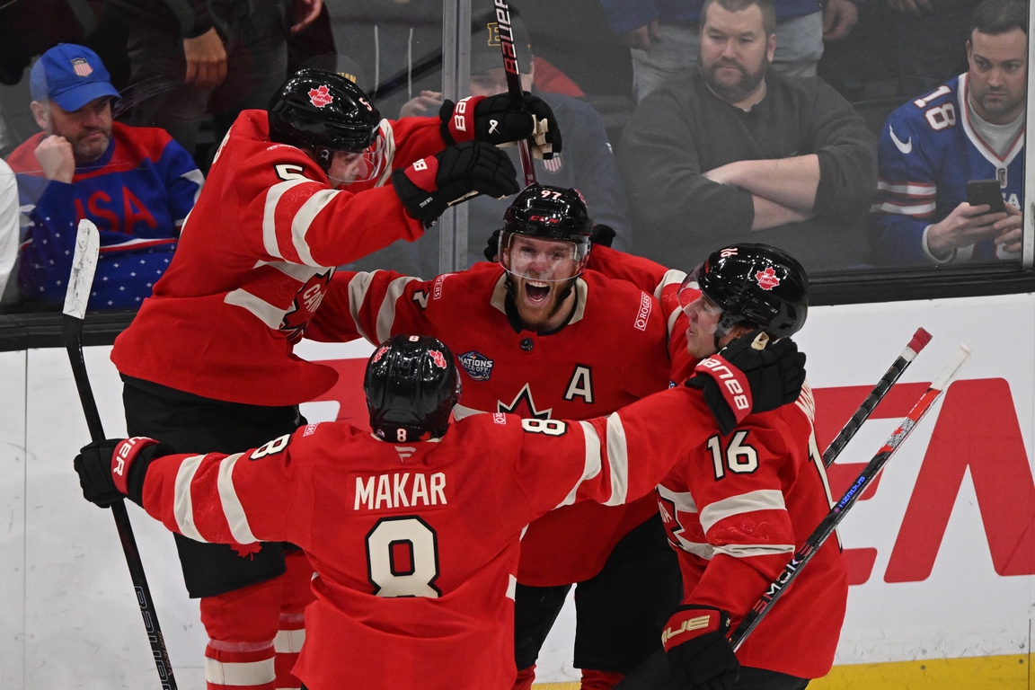 Epic photos highlight the 2025 4 Nations Face-Off Final between USA ...