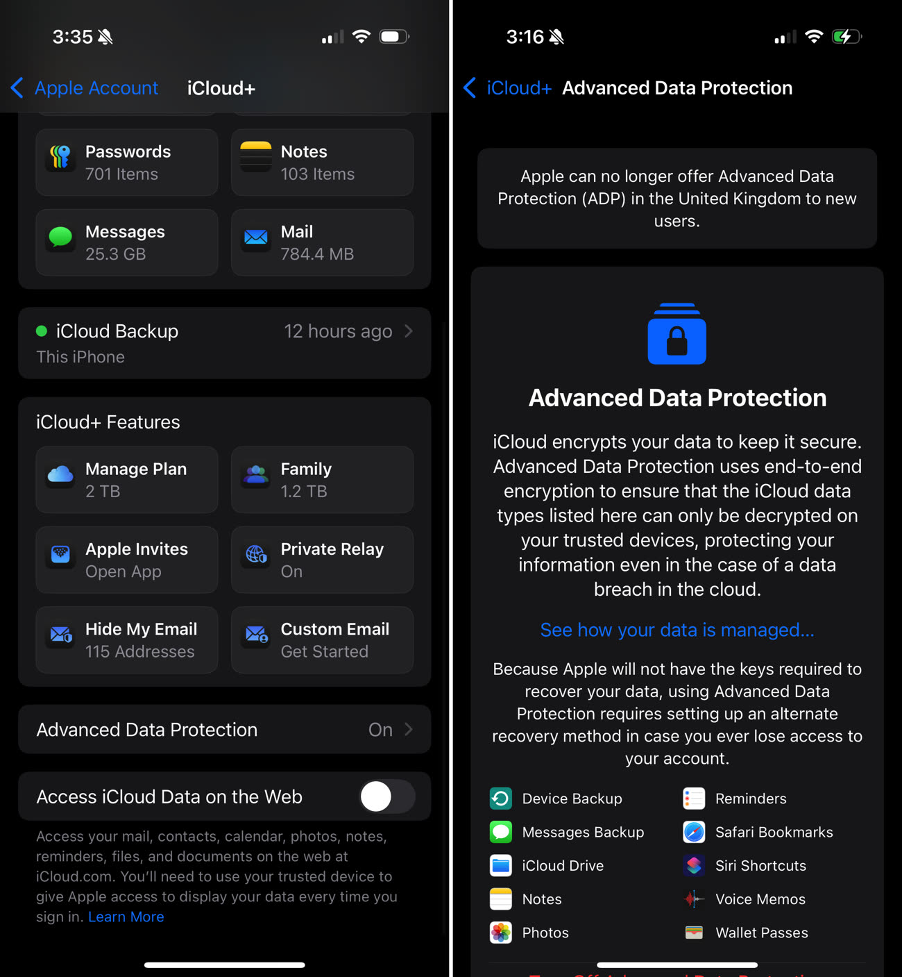 Apple désactive le chiffrement de bout en bout d’iCloud au Royaume-Uni