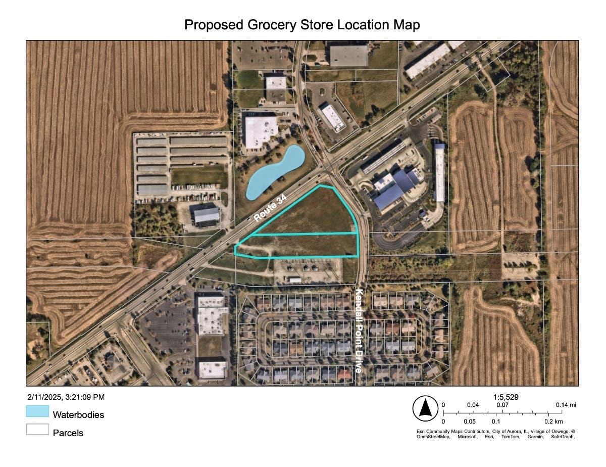 New Grocery Store Approved At Route 34, Kendall Pointe Drive