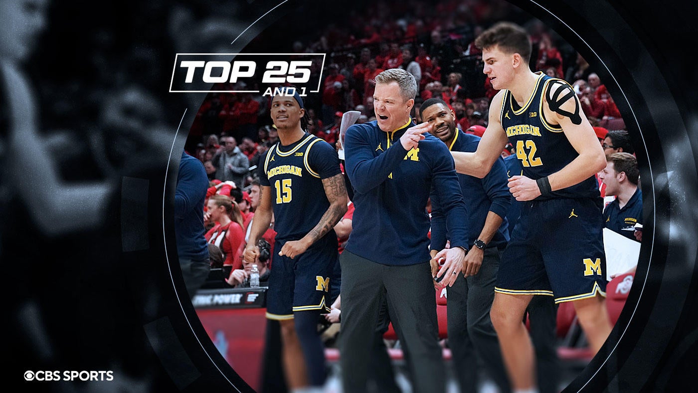 College basketball rankings: Dusty May leads Michigan into rivalry game ...