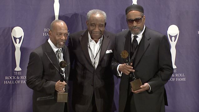 The late Jerry Butler at Rock and Roll Hall of Fame Induction