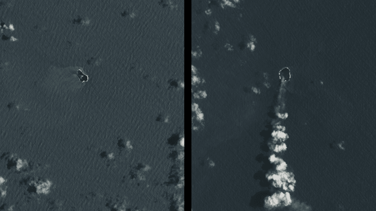 New Tongan Island Forged By Volcanic Eruption Just Had A Hefty Growth Spurt