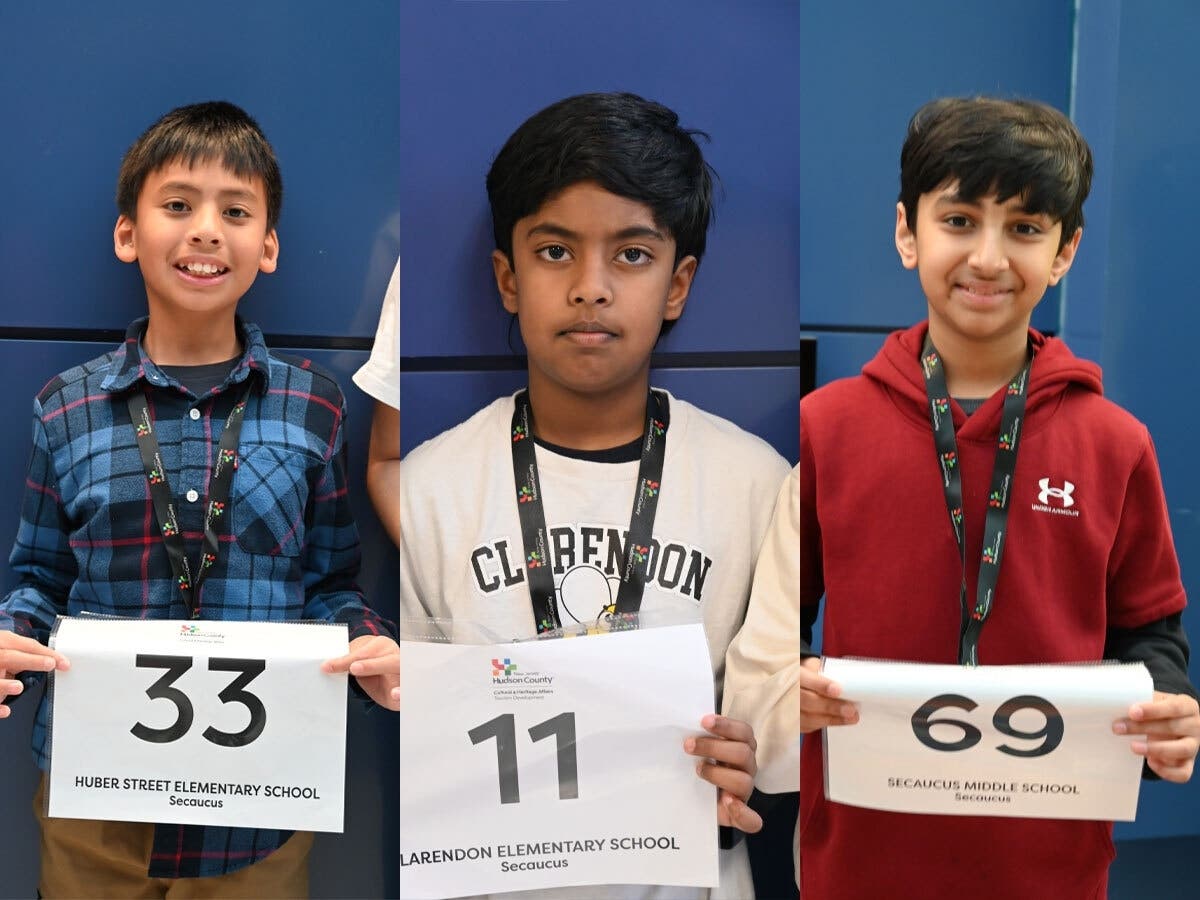 3 Secaucus Students Compete In 2025 Hudson County Spelling Bee