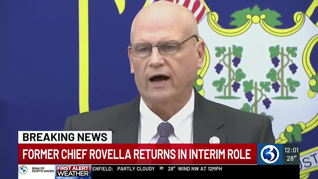 Rovella announced as interim chief of the Hartford Police Department