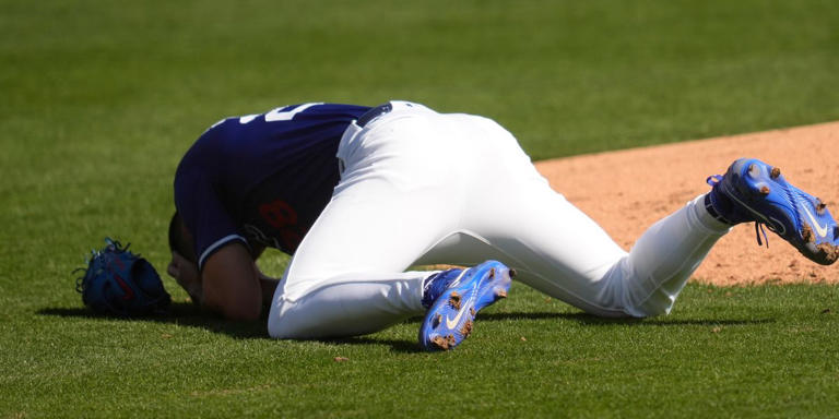 Dodgers Pitcher Exits Game After Devastating Head Injury By 105.5 MPH ...