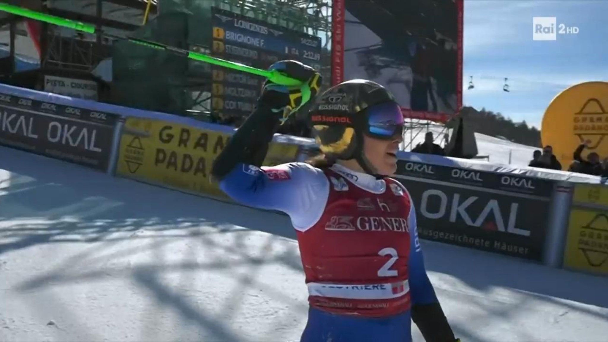 Gigante, la discesa e il primo posto di Federica Brignone