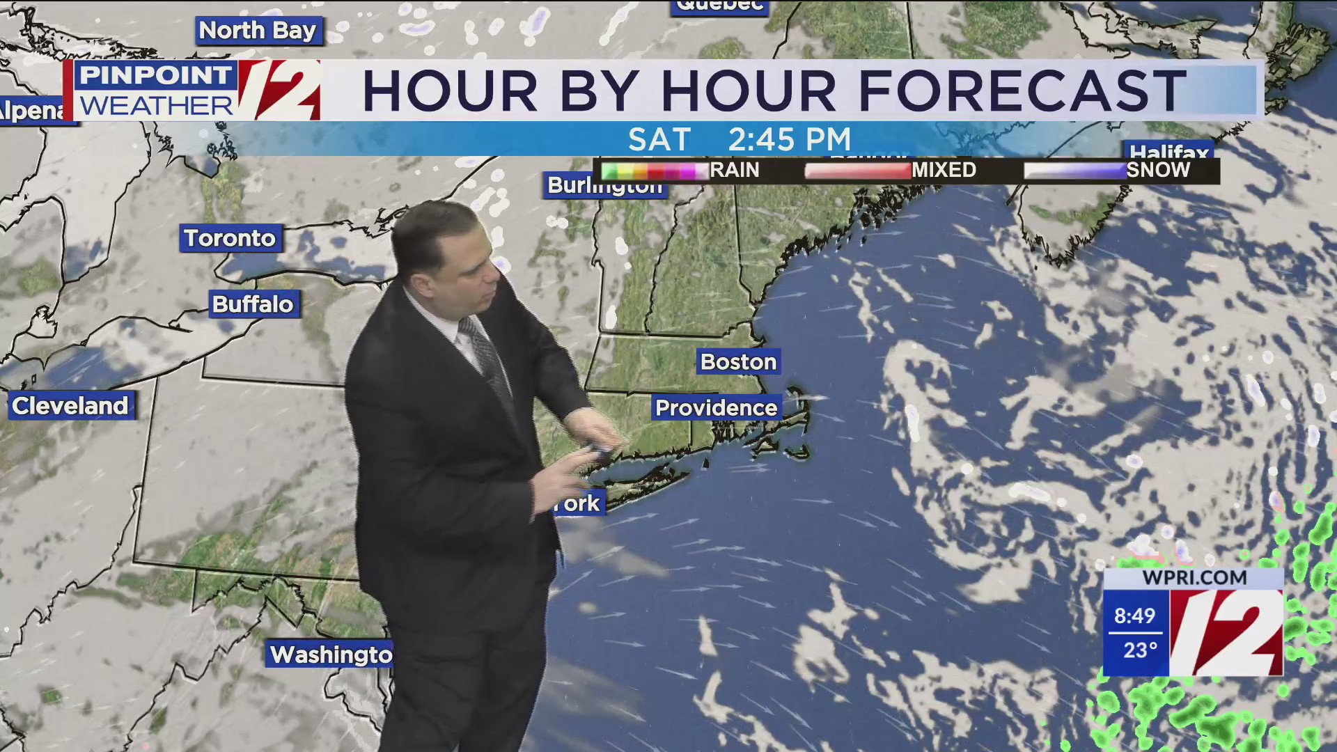 WPRI 12 Weather Forecast for 2/21/25: Windier today, dry weekend ahead