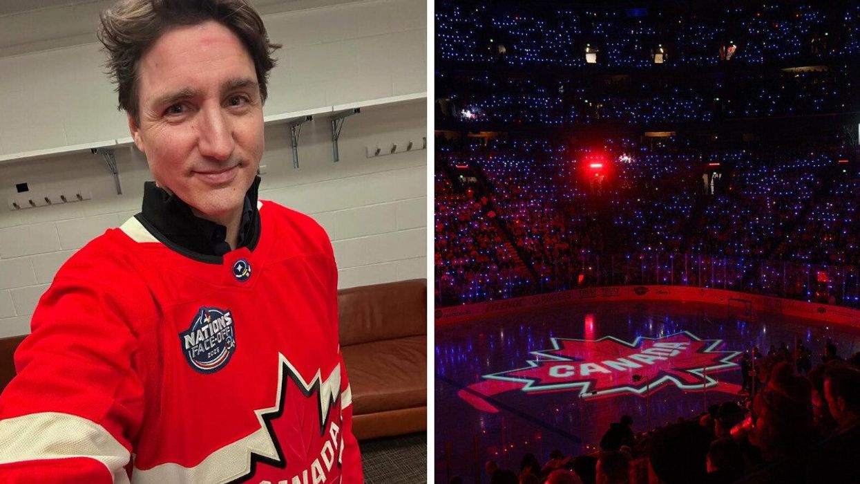 Justin Trudeau hit back at Donald Trump after Canada's gold medal ...