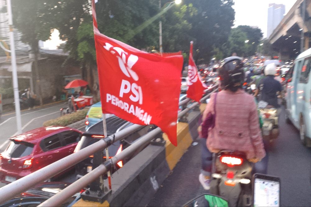 Bendera 'PSI Perseorangan' Berkibar di Jakarta Pusat, Singgung PDIP?