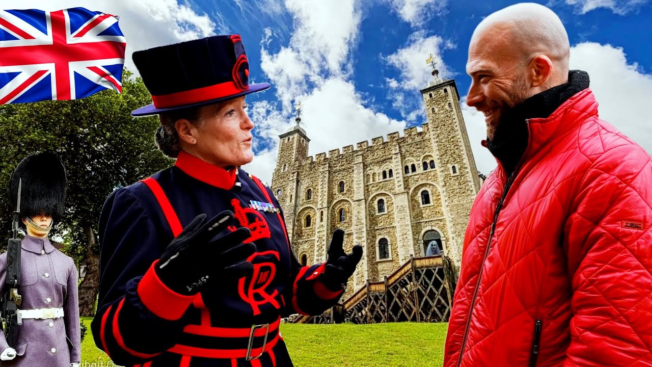 Touring the tower with a yeoman warder