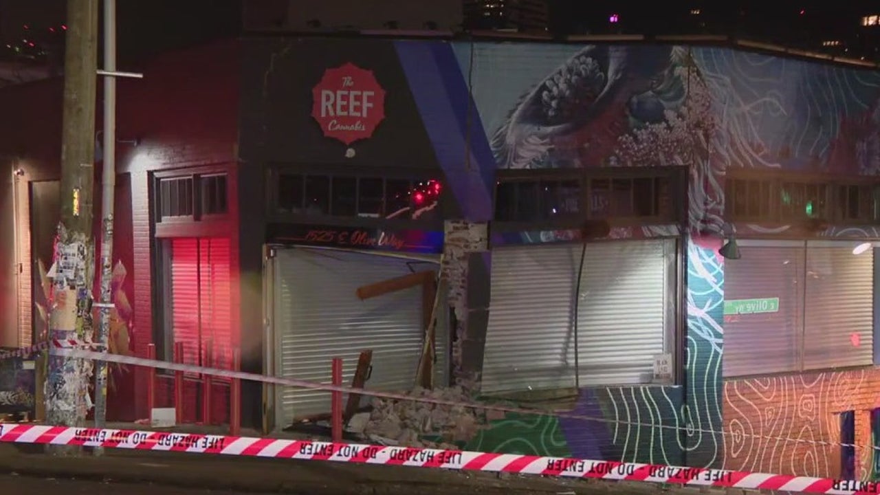 Multiple pot shop smash and grabs shut down Seattle street, cause gas leak