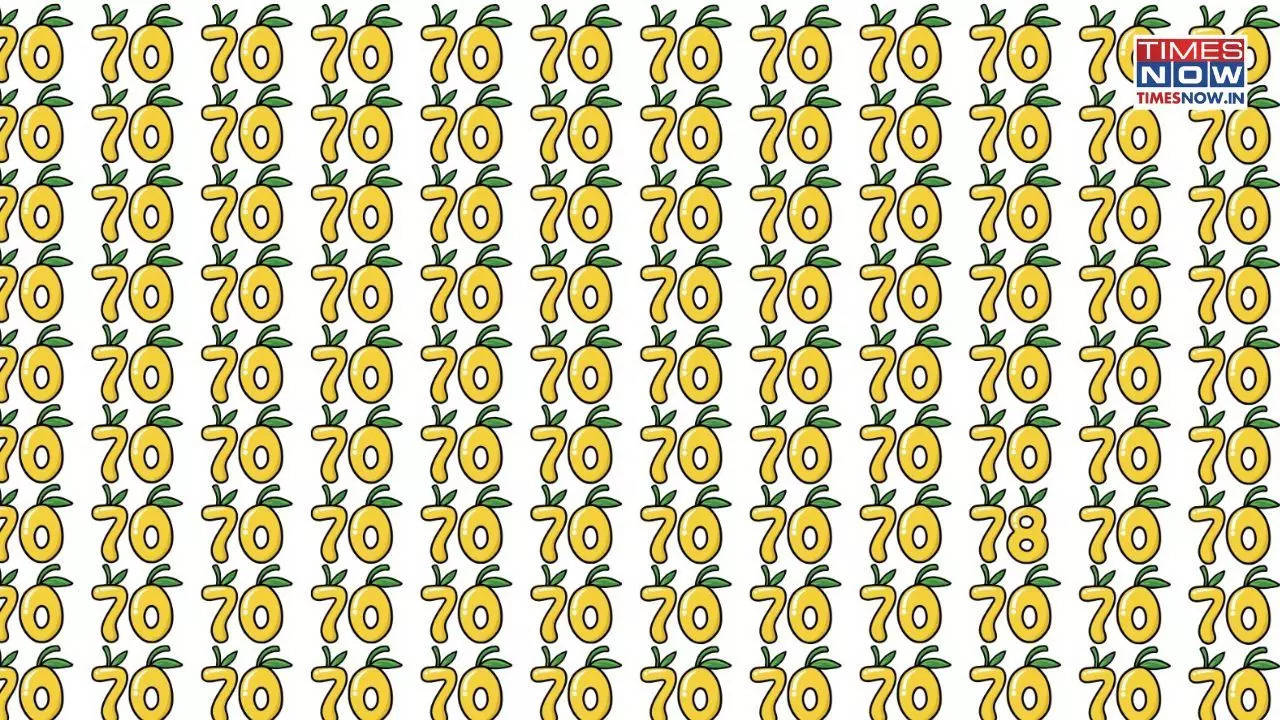 Optical Illusion Eye Test: In A Basket Full Of 70s, Find The Lone Fruit 78