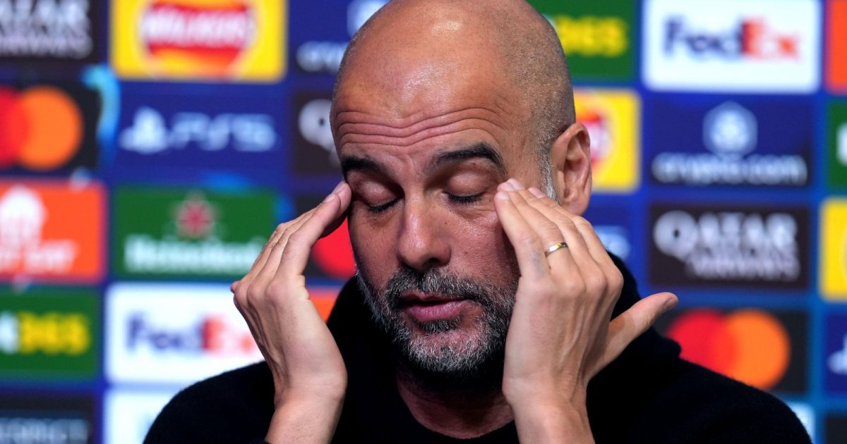 Guardiola reveals major doubt over key Man City attacking pair ahead of ...