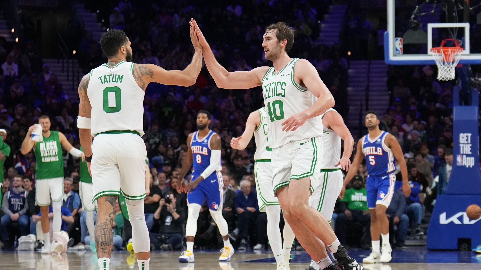 Must C’s: Tatum threads the needle for a pair of Kornet slams